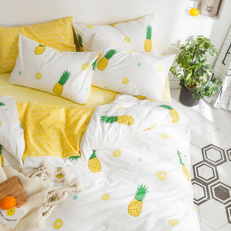 Cute Pineapple Bedding Set PN1558 – Pennycrafts