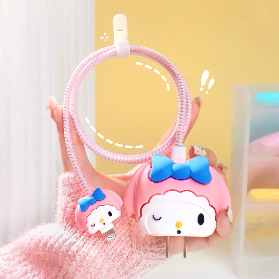 Cute Anime Charger Protector Set PN6875 – Pennycrafts
