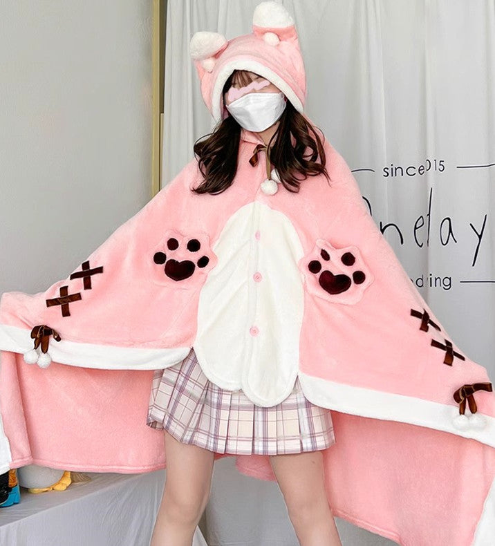 Pink Fox Cloak Shawl PN6063 – Pennycrafts