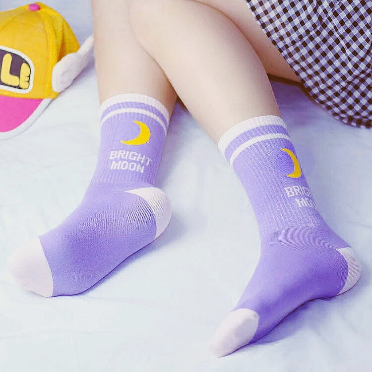 Harajuku Moon Socks PN0625 – Pennycrafts