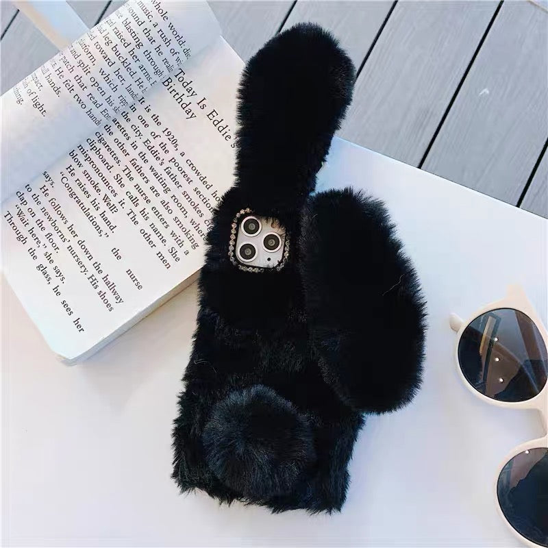 Cute Rabbit Ears Phone Case for iPhone 6/6s/6splus/7/7plus/8/8P/X/XS/X ...