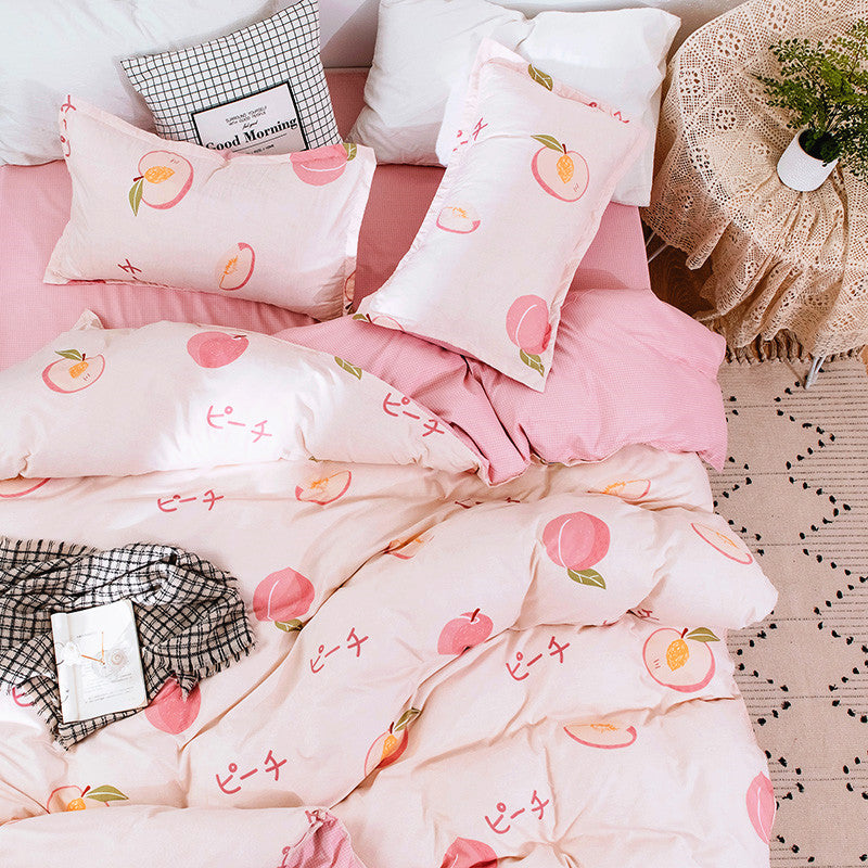 Sweet Peach Bedding Set PN2566 – Pennycrafts