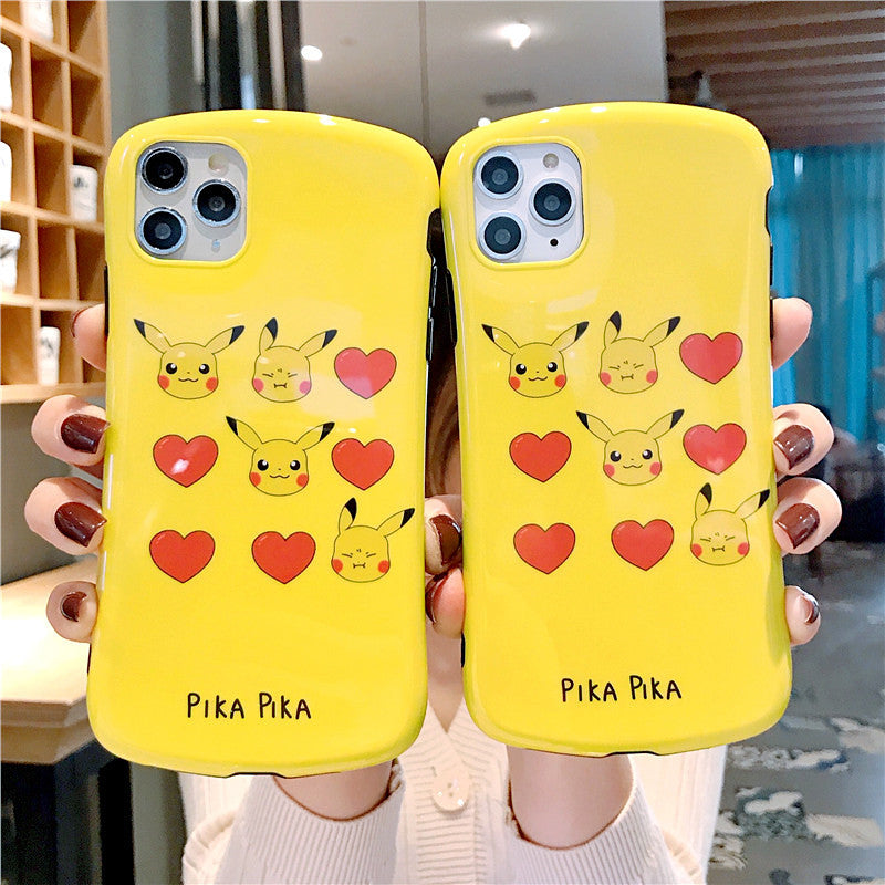 Cute Pikachu Phone Case for iphone 6/6s/6plus/6splus/7/7plus/8/8plus/X ...