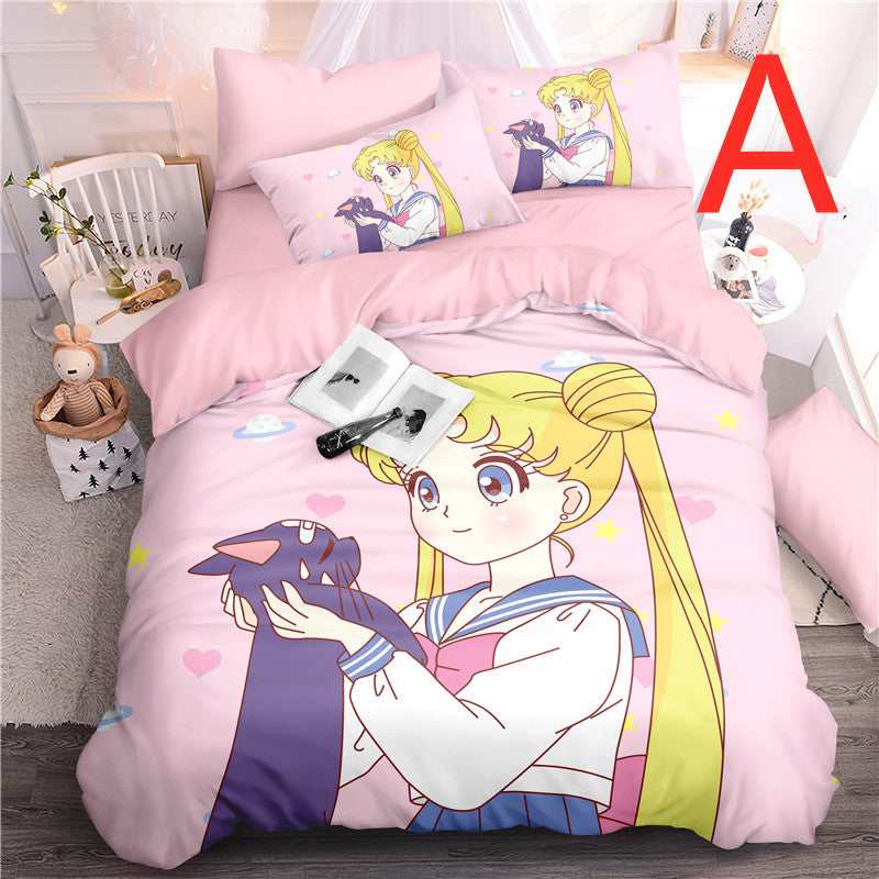 Cute Usagi and Luna Bedding Set PN1921 – Pennycrafts