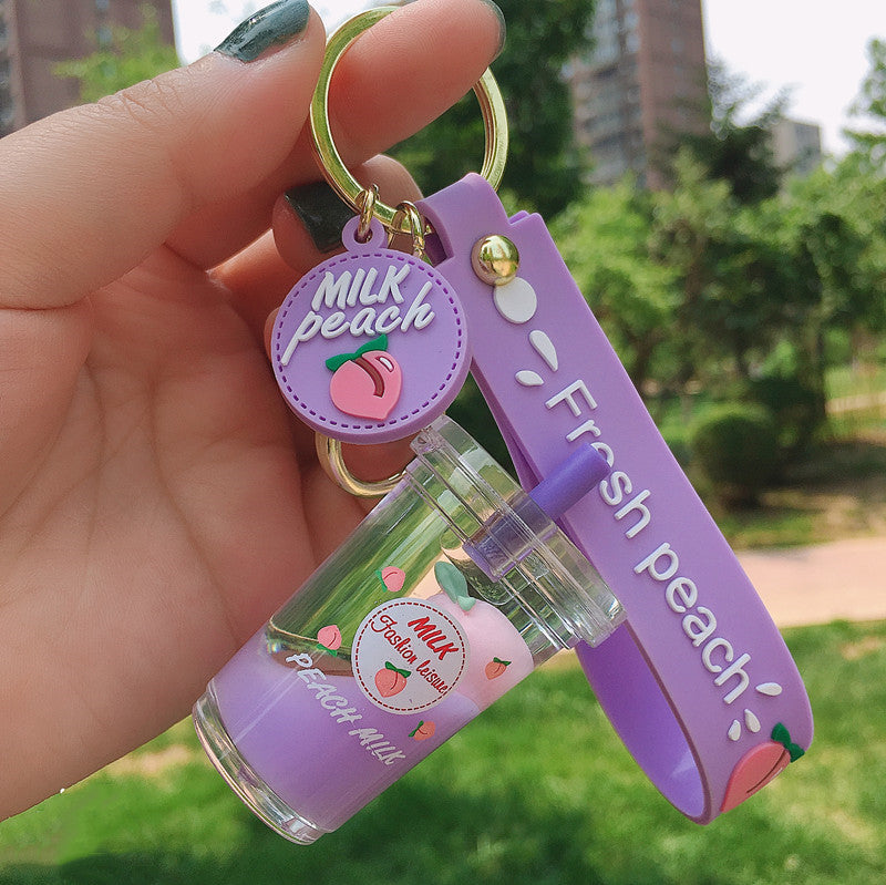 Lovely Peach Milk Key Chain PN2868 – Pennycrafts