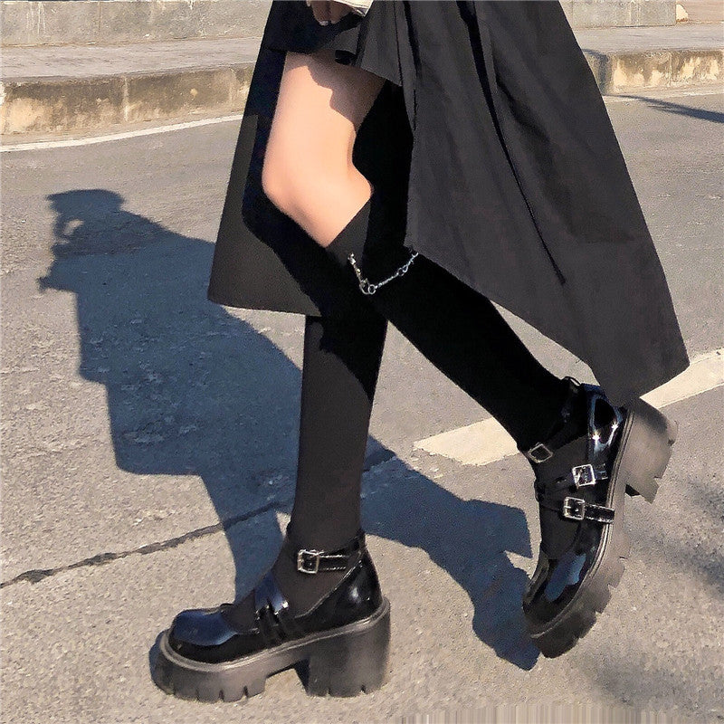 Black Cool Pattern Socks PN3393 – Pennycrafts