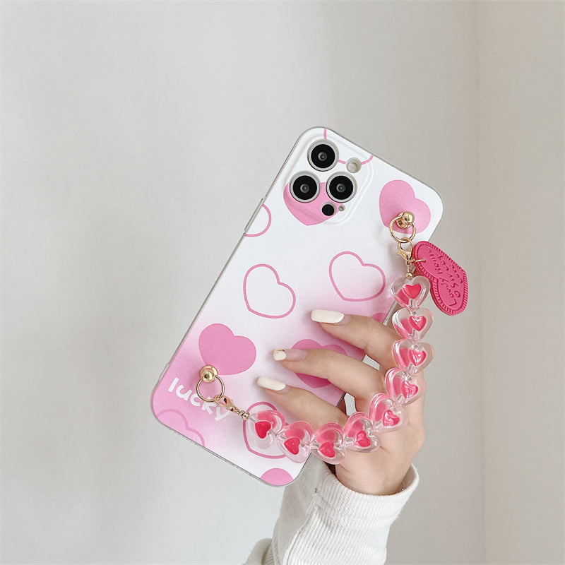 Lucky Heart Phone Case for iphone 7/7plus/8/8P/X/XS/XR/XS Max/11/11pro ...
