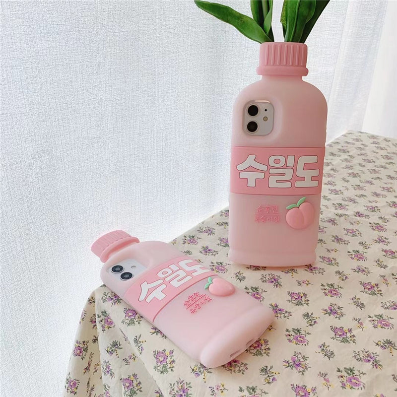 Sweet Peach Milk Phone Case for iphone 6/6s/6plus/7/7plus/8/8P/X/XS/XR ...