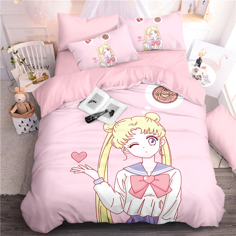 Cute Usagi and Luna Bedding Set PN1921 – Pennycrafts