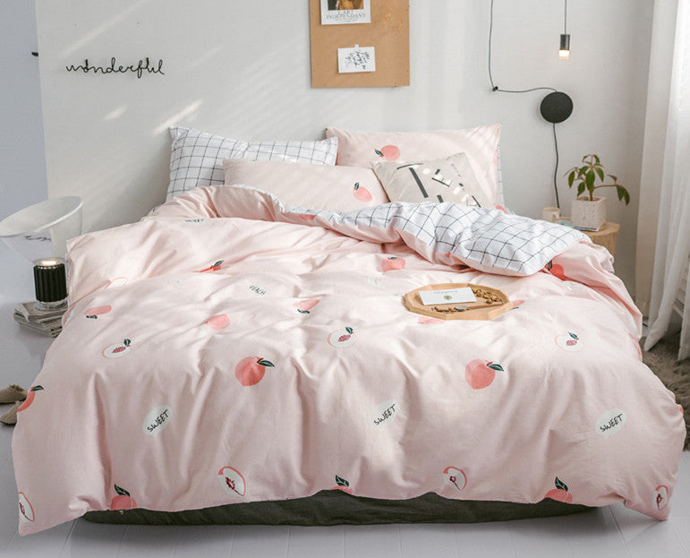 Fashion Peach Bedding Set PN2572 – Pennycrafts