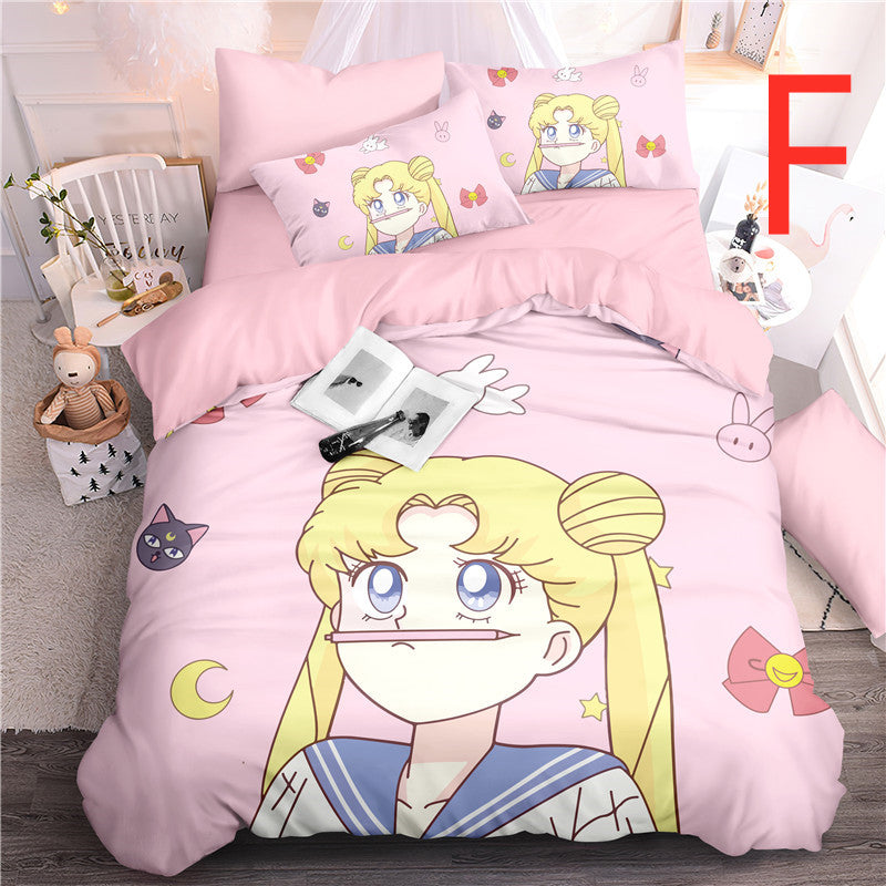 Cute Usagi and Luna Bedding Set PN1921 – Pennycrafts