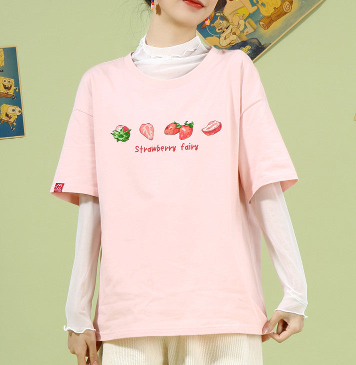 Sweet Strawberry Lover Tshirt PN2686 – Pennycrafts