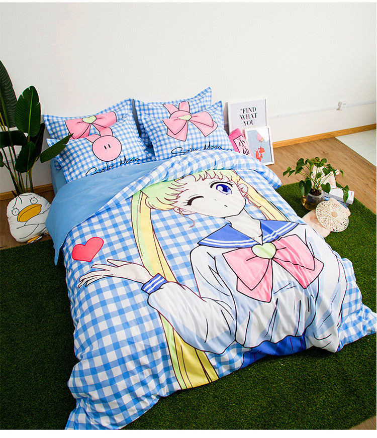 Sailormoon Usagi Blue Bedding Set PN0572 – Pennycrafts