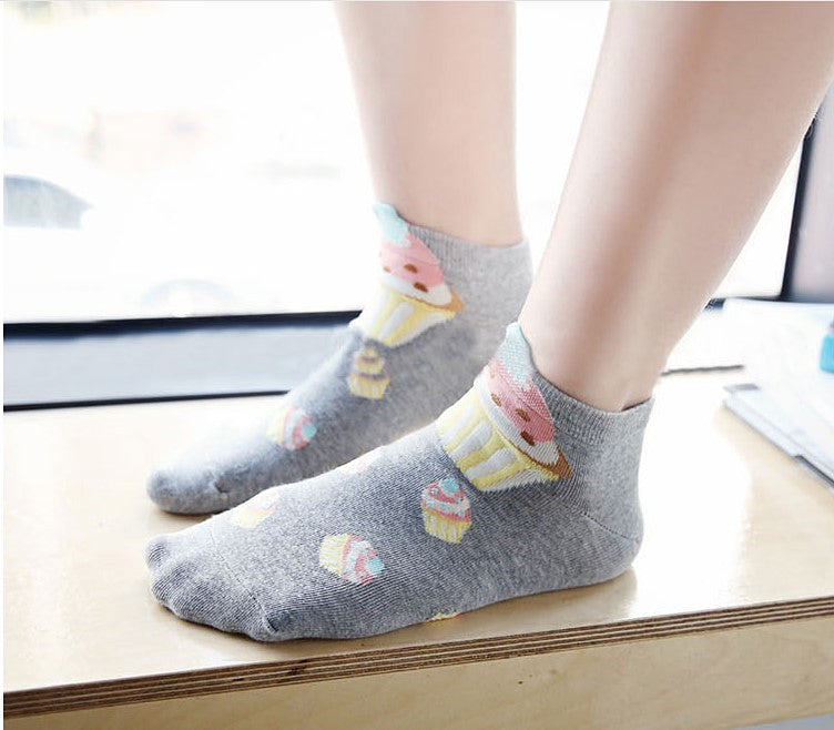 Cute Cupcake Socks PN1504 – Pennycrafts